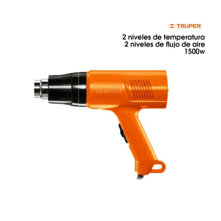 Importaciones ABU S.A. - PISTOLA DE CALOR 1500W DOS TEMPERATURAS DOS VELOCIDADES TRUPER