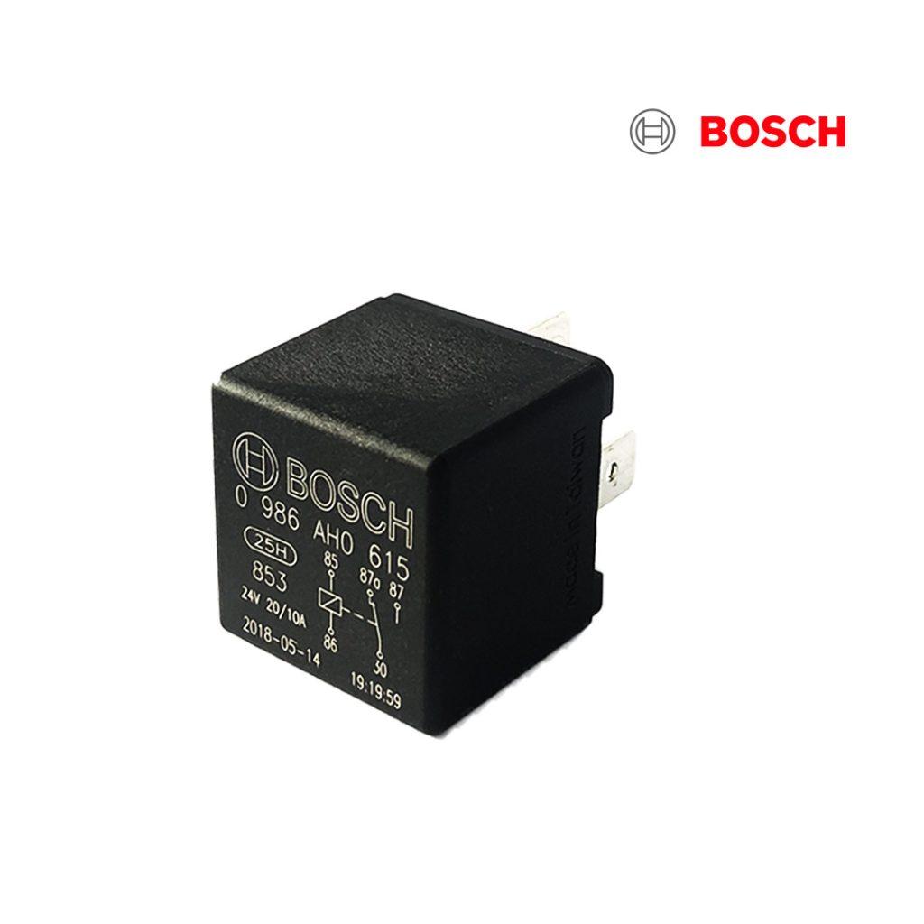 Importaciones ABU S.A. - RELAY BOSCH 20/10 AMPERIOS 24 VOLTIOS 5 PATAS