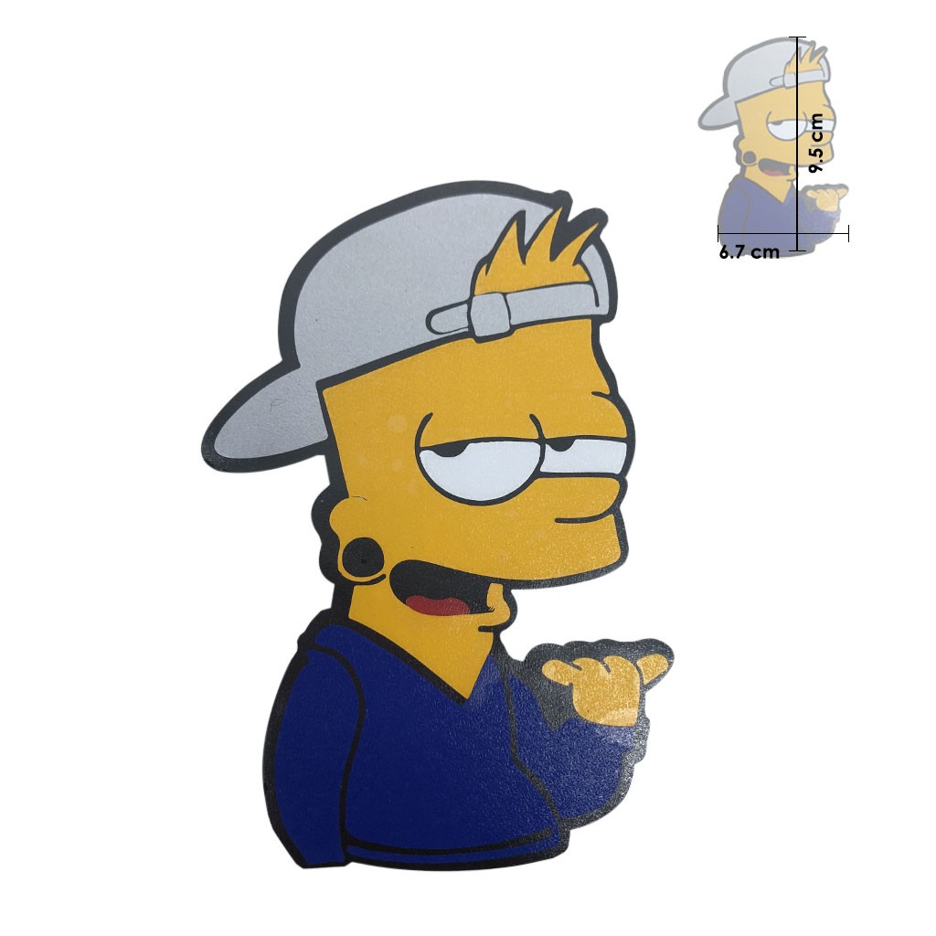 Importaciones ABU S.A. - CALCOMANIA BART TRES COLORES