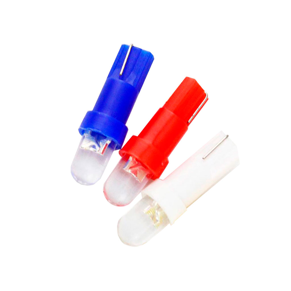 Importaciones ABU S.A. - BOMBILLO T5 DOS PCS RED 1 LED CONCAVO